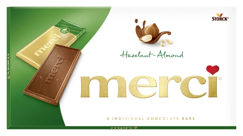 Czekolada orzechowa-migdałowa Merci 100 g - Pozostałe / Cukierki ...