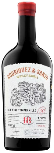 'Wino Rodriguez & Sanzo 2019 Toro Whisky Barrel 15% alk. 750 ml ...
