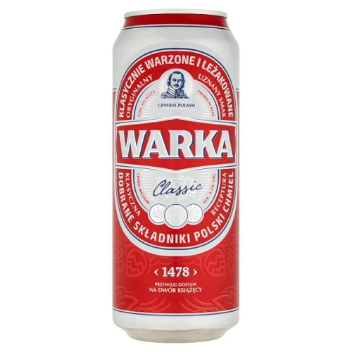 'Warka Classic Piwo jasne 4 x 500 ml Megasam24.pl