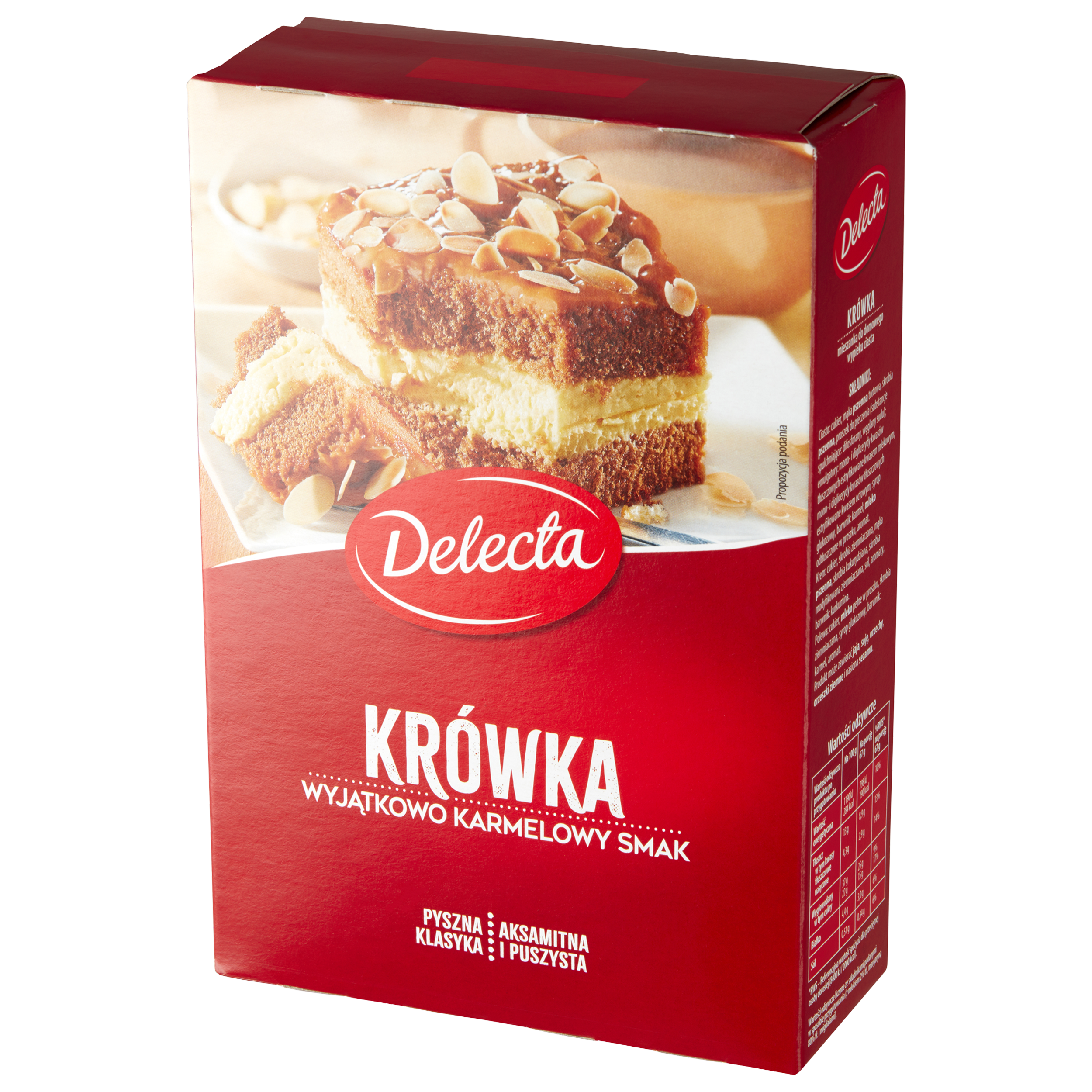 Delecta Krówka Ciasto w proszku 530 g Megasam24.pl