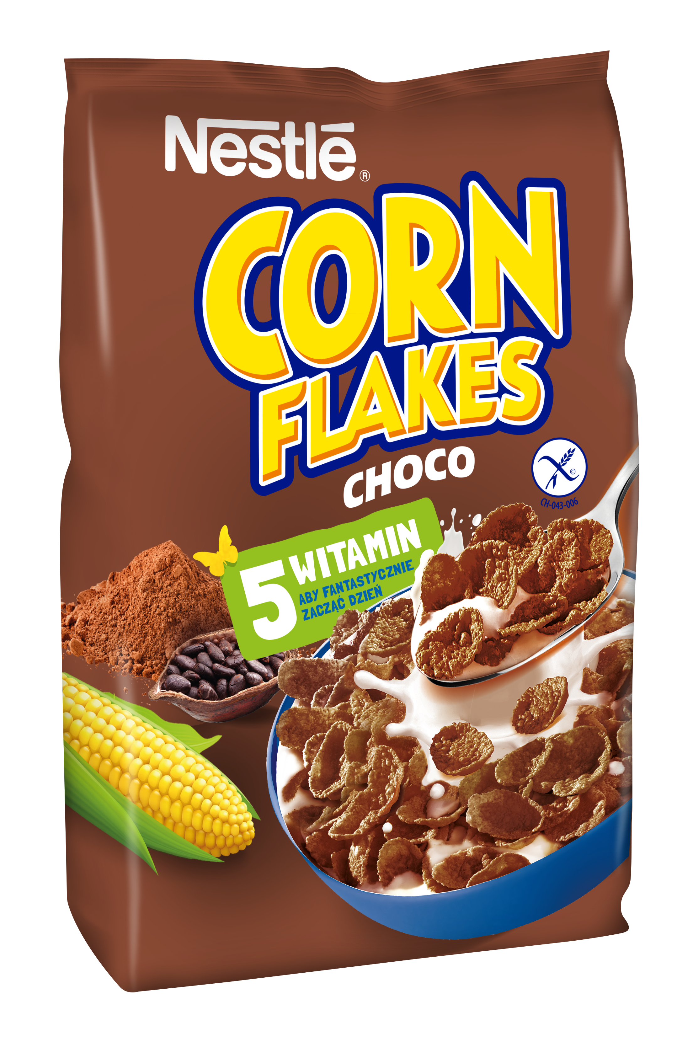 Nestle Corn Flakes Choco 450 g Megasam24.pl