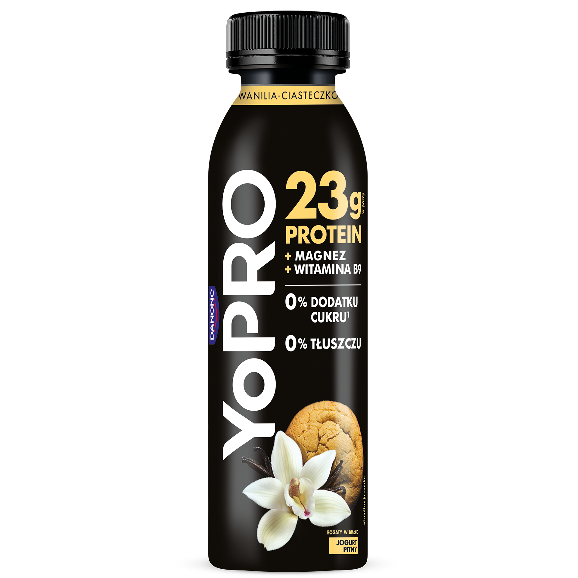 Danone YoPRO Jogurt pitny wanilia - ciasteczko 270g Megasam24.pl