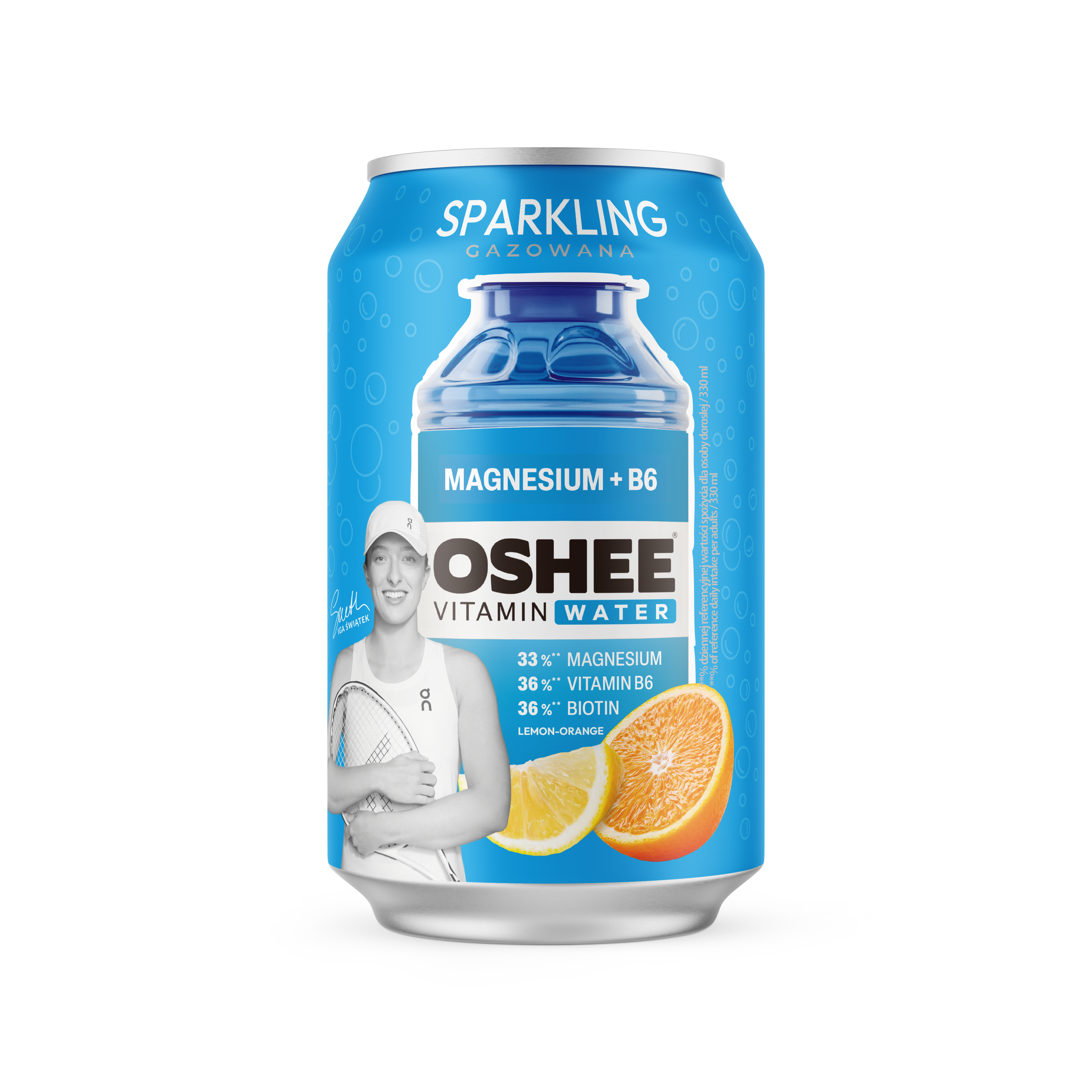 Napój OSHEE Vitamin Water Sparkling Cytryna - Pomarańcza 330 ml ...
