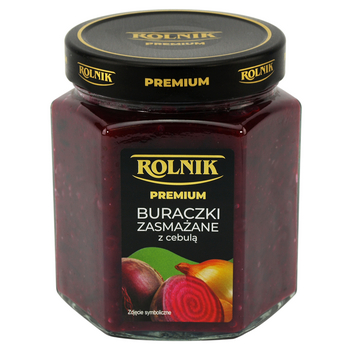 Rolnik Premium Buraczki zasmażane z cebulką 540 g Megasam24.pl