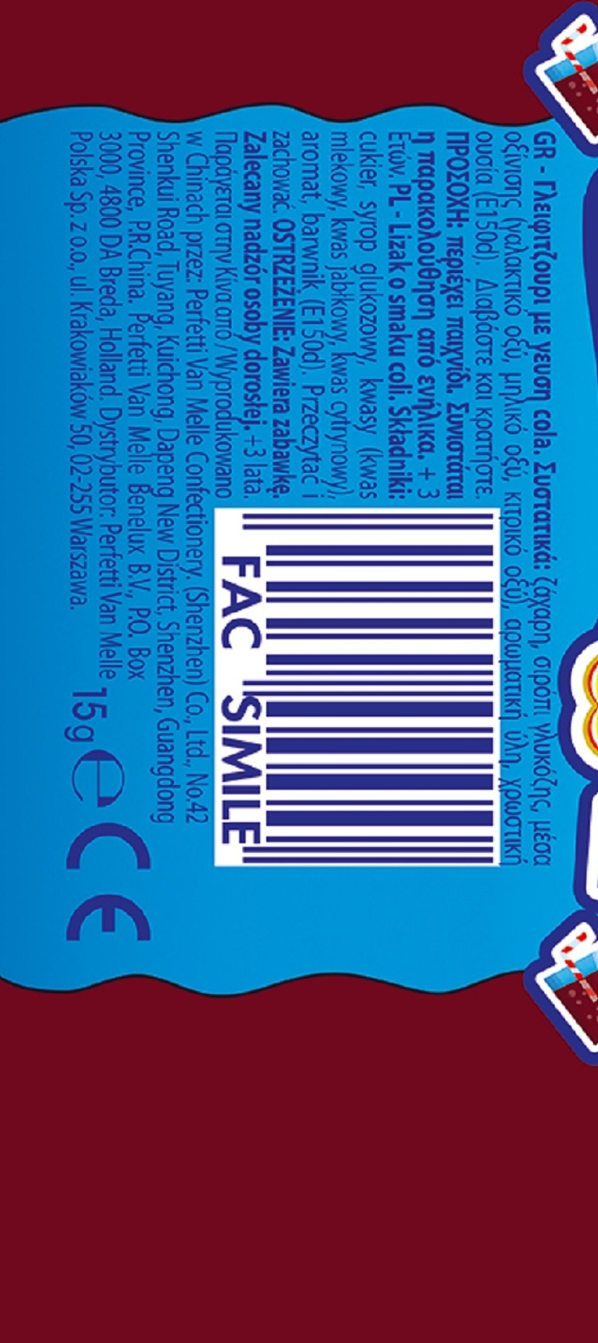 Chu chups melody pops cola 15 g - Lizaki / Cukierki, bombonierki ...