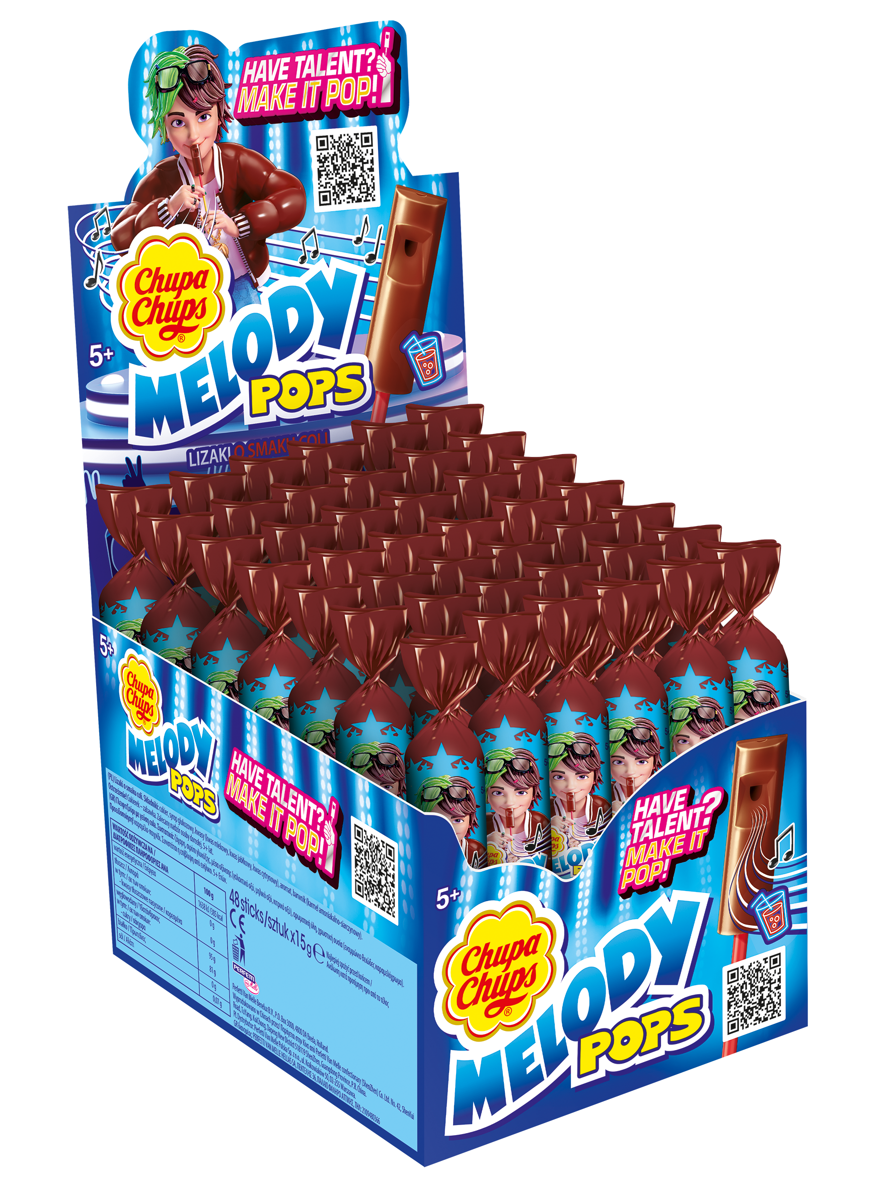 Chu chups melody pops cola 15 g - Lizaki / Cukierki, bombonierki ...